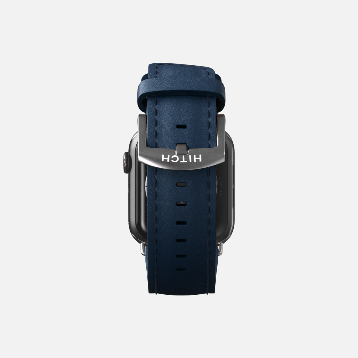 Navy Apple Watch Leather Strap 42/44/45/49mm